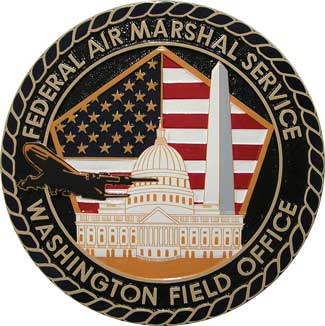 Fams Wfo Federal Air Marshal Service Washington Field Office Plaque