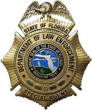 Florida Dept of Law Enforcement Badge Plaque