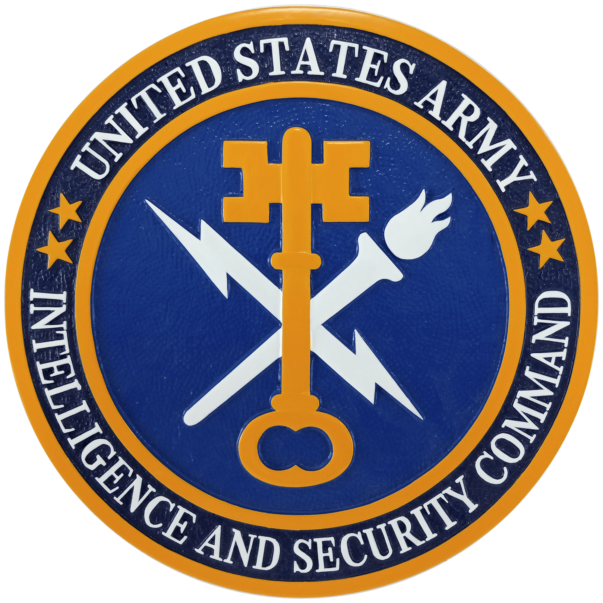 Intelligence And Security Command Plaque
