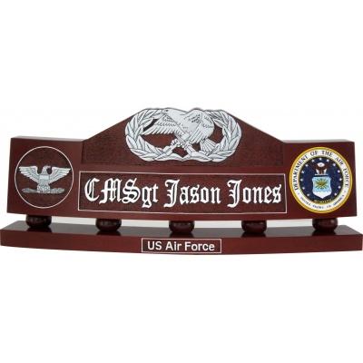 Winter Accessories Custom Air Force Blue Nameplate - Mil-Spec Engraved ...